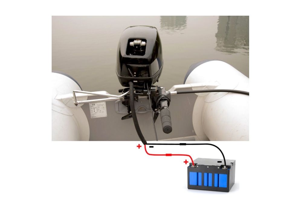 Лодочный электромотор EPO-10HP 10 л.с. 24В-48В